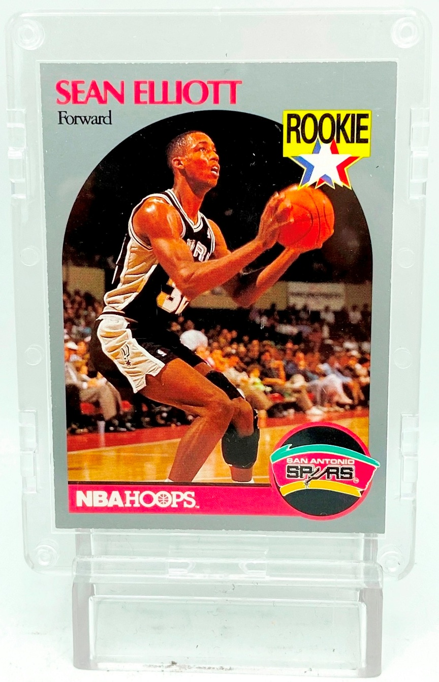 1990 NBA Hoops "ROOKIE" Sean Elliott RC #267 (San Antonio Spurs)