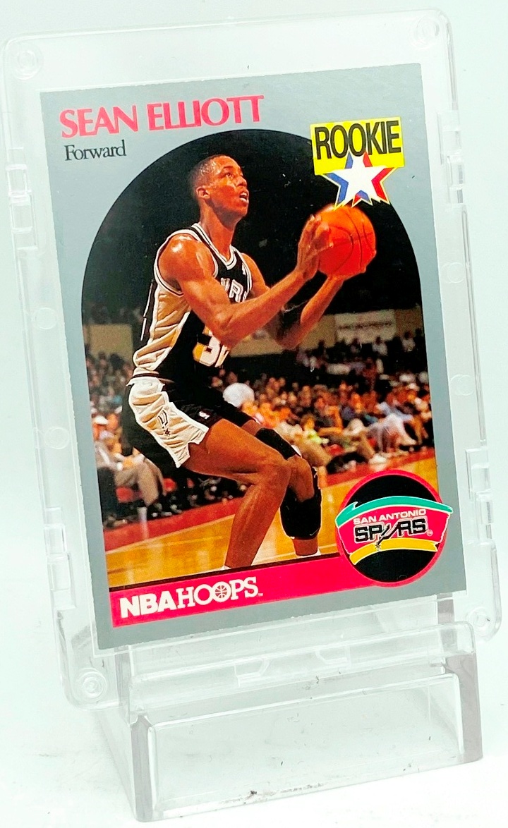 1990 NBA Hoops "ROOKIE" Sean Elliott RC #267 (San Antonio Spurs)