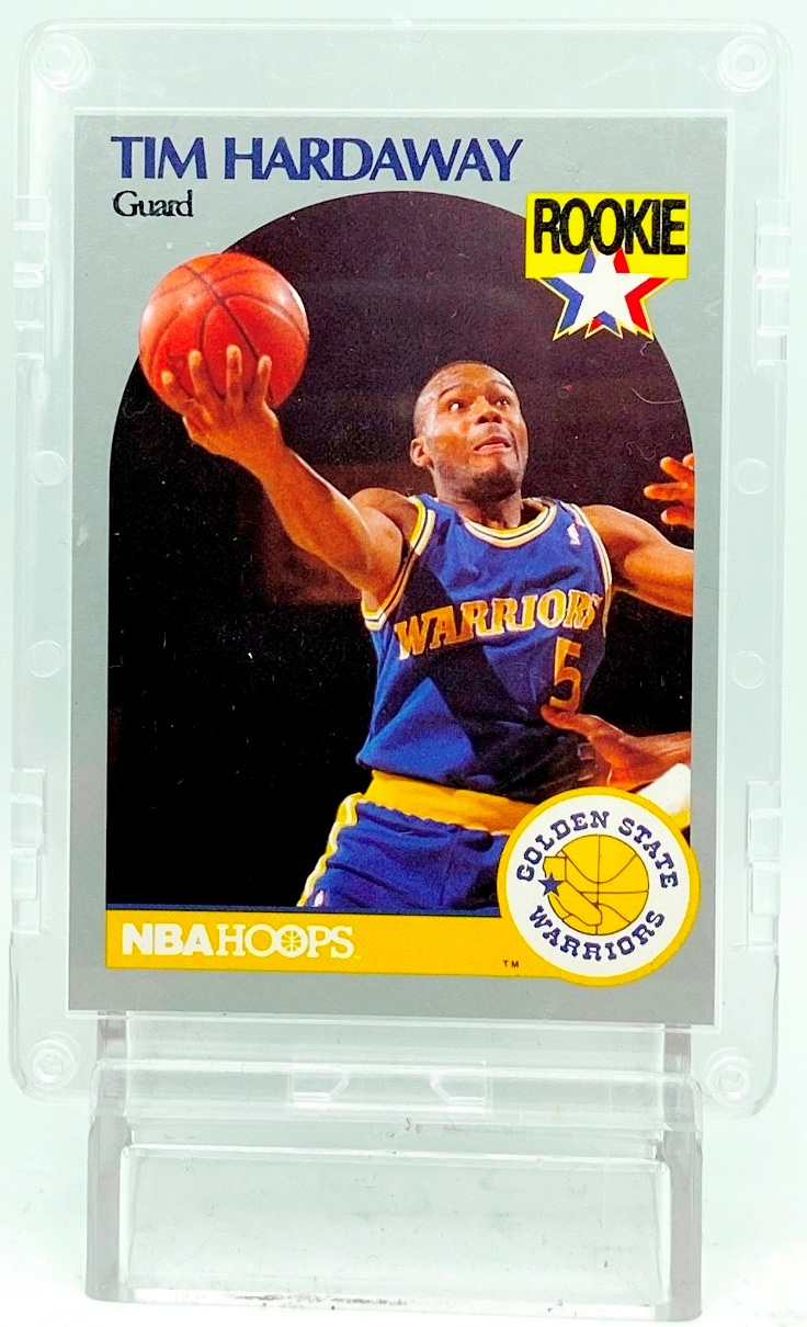 1990 NBA Hoops "ROOKIE" Tim Hardaway RC #113 (G S Warriors)