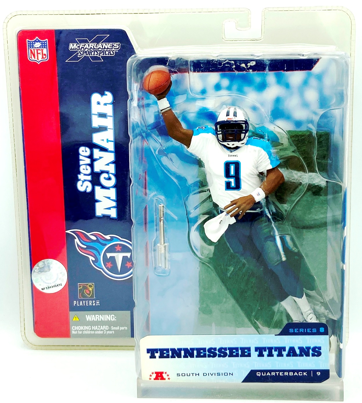 Vintage 2004 McFarlane Sportspicks NFL Steve McNair Series-8 Action ...
