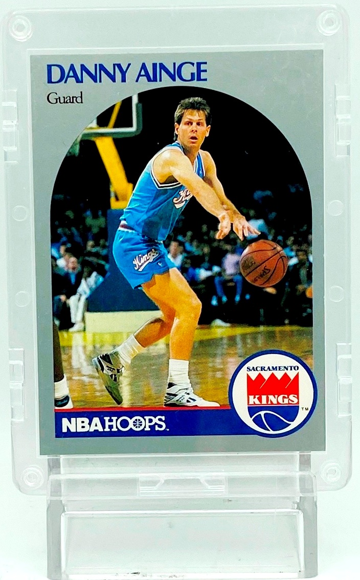 Vintage 1990 NBA Hoops Danny Ainge #253 (Blue Jersey #7 Sacramento ...