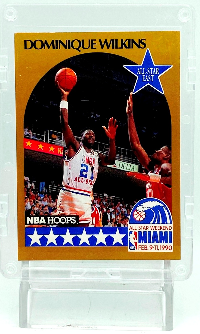 1990 NBA Hoops All-Star-East Dominique Wilkins #12 (ASW-Miami)