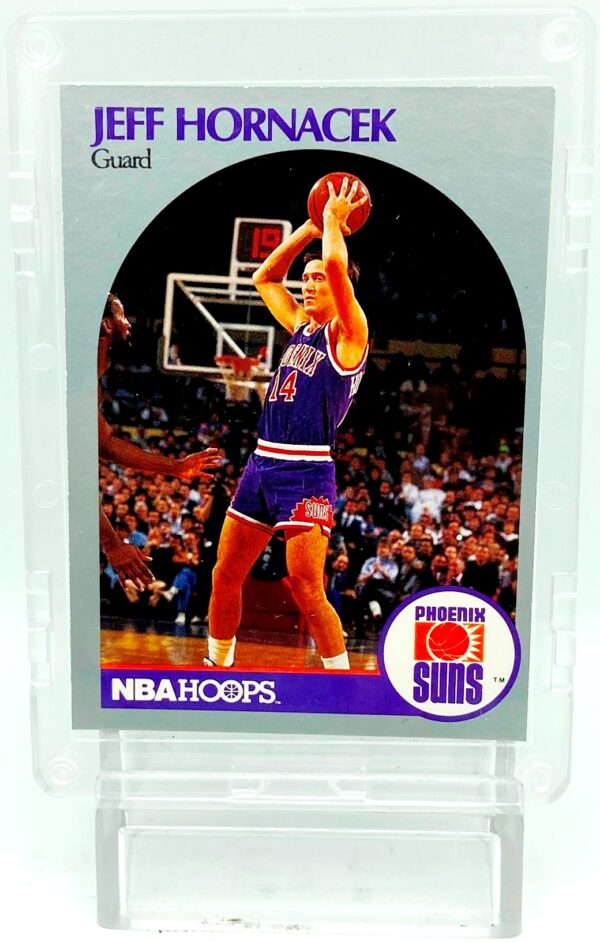 Vintage 1990 NBA Hoops Jeff Hornacek #236 (Purple Jersey #14 Phoenix ...