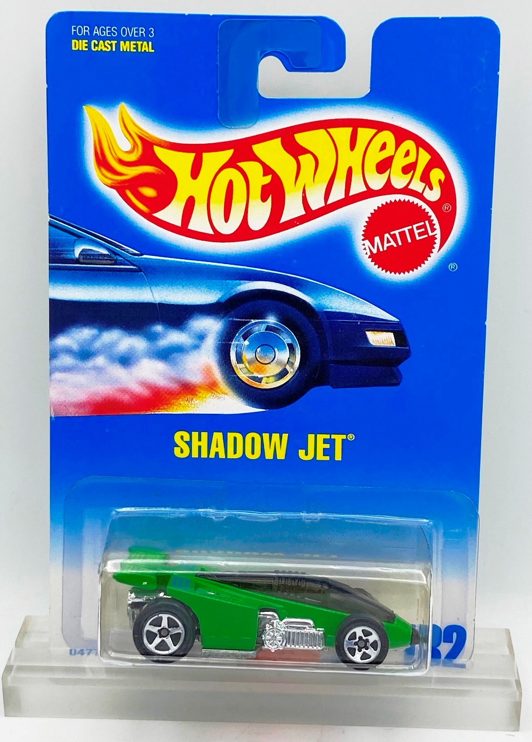 Vintage 1991 Hot Wheels Collector Card #182 Shadow Jet 5-Spoke Wheels ...