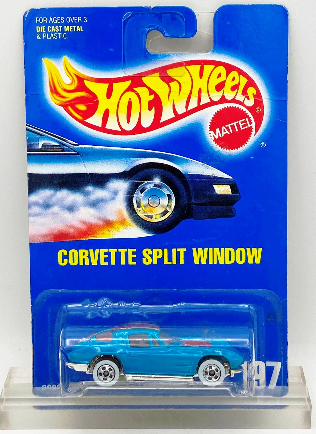 Vintage 1991 Hot Wheels Collector Card #197 Corvette Split Window WW ...