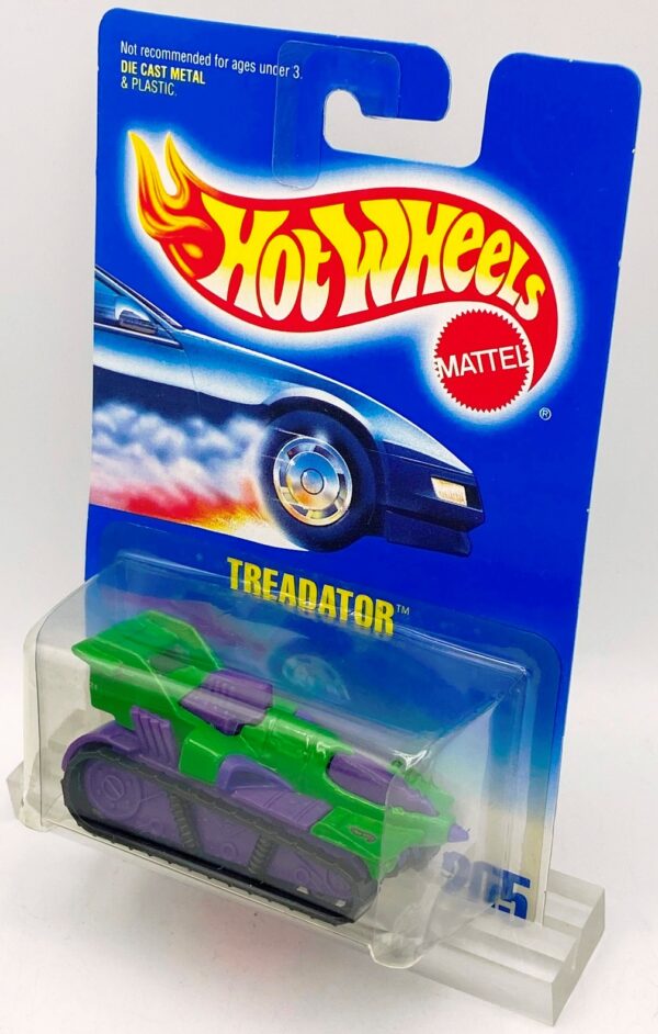 1991 Hot Wheels #205 Treadator-Action Command Basic Black Wheels