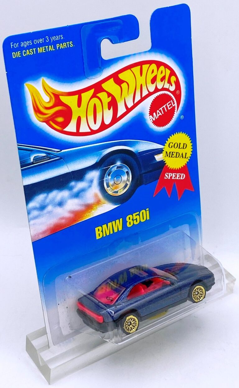 Vintage 1991 Hot Wheels Collector Card #255 BMW 850i Gold Lace Wheels ...