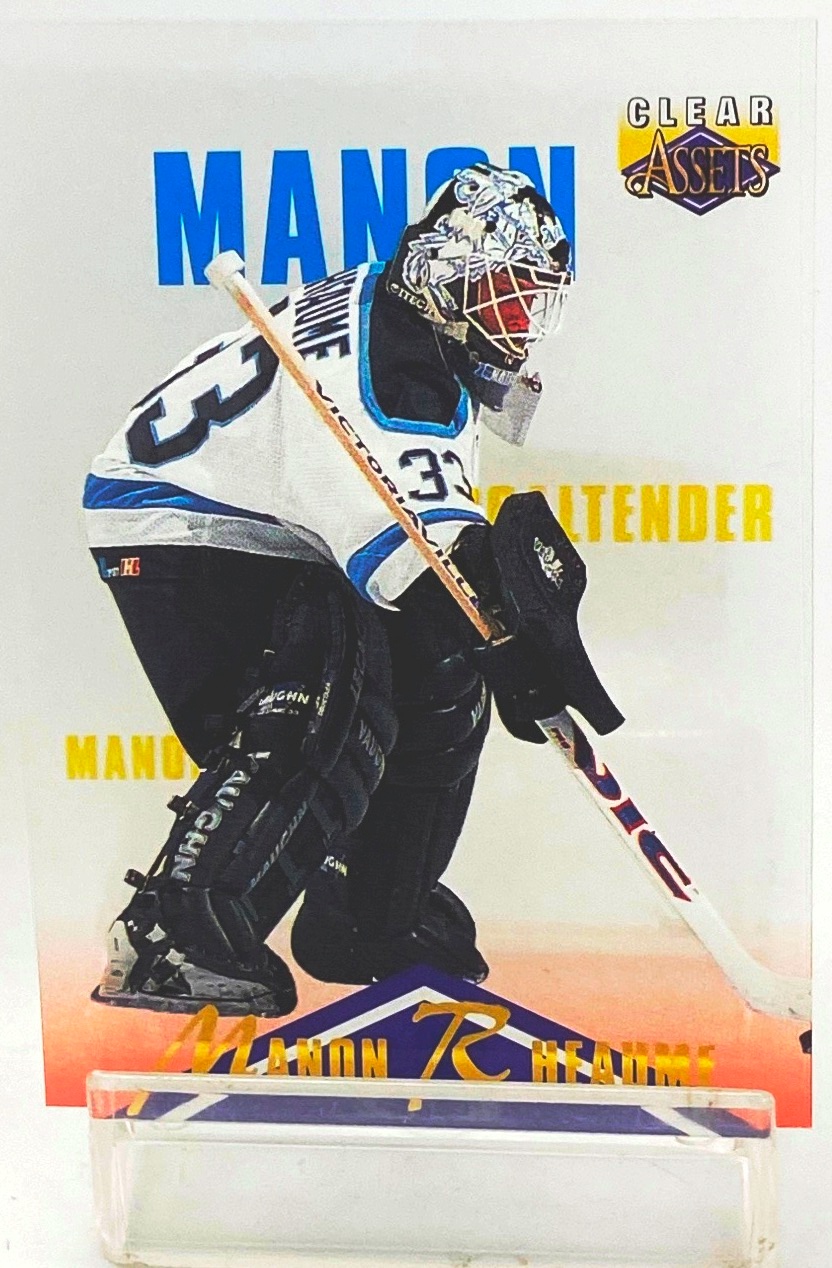 1996 Classic Clear Assets NHL Manon Rheaume #51 (Atlanta Goalie)