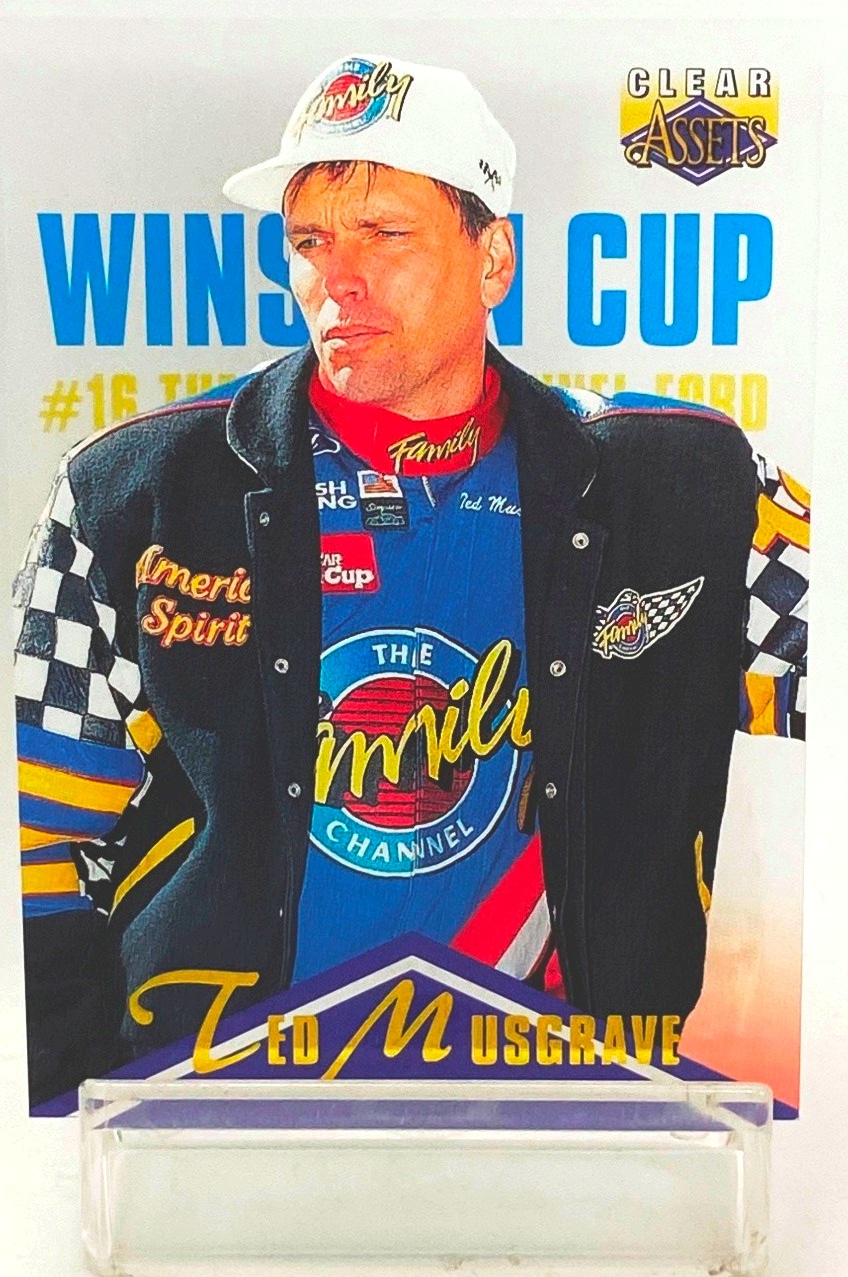 Vintage 1996 Classic Clear Assets Nascar Ted Musgrave #67 Insert Card ...