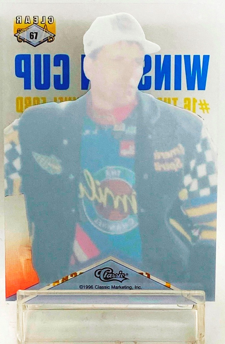 1996 Classic Clear Assets Nascar Ted Musgrave #67 (Winston Cup)
