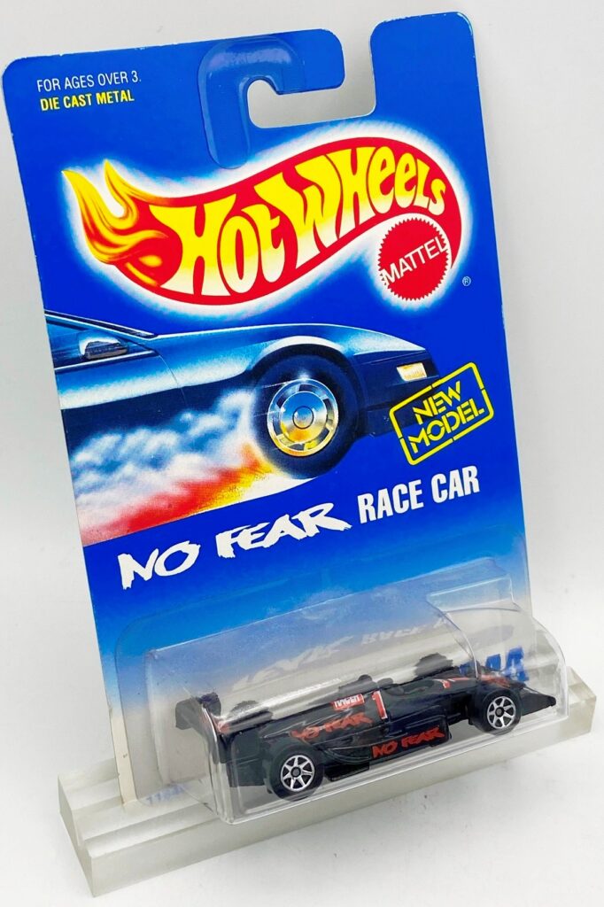 1991 Hot Wheels Collector #244 NO FEAR Race Car ("Speed Fleet")