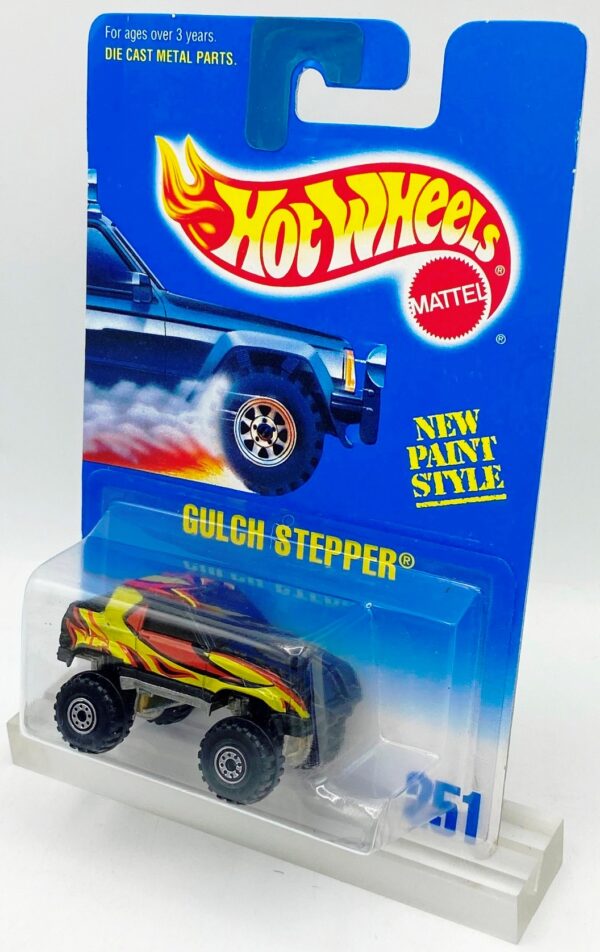 Vintage 1991 Hot Wheels Collector Card #251 Gulch Stepper ("Yellow ...