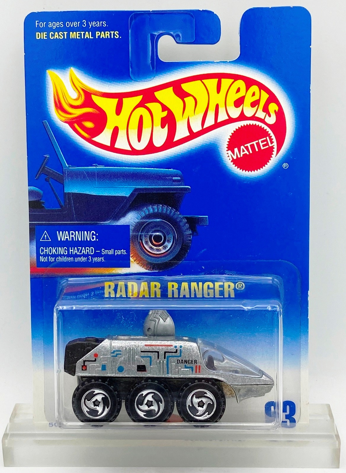 Vintage 1991 Hot Wheels Collector Card #63 Radar Ranger ("Metallic ...