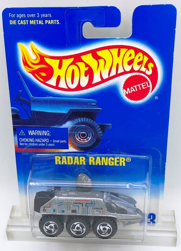 1991 Hot Wheels Collector #63 Radar Ranger (Top/Side Tampo) Razor