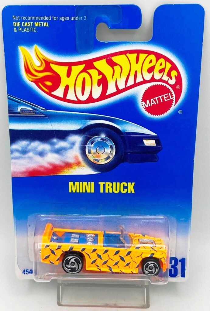 1991 Hot Wheels Collector #231 Mini Truck ("Razor Chrome Wheels")