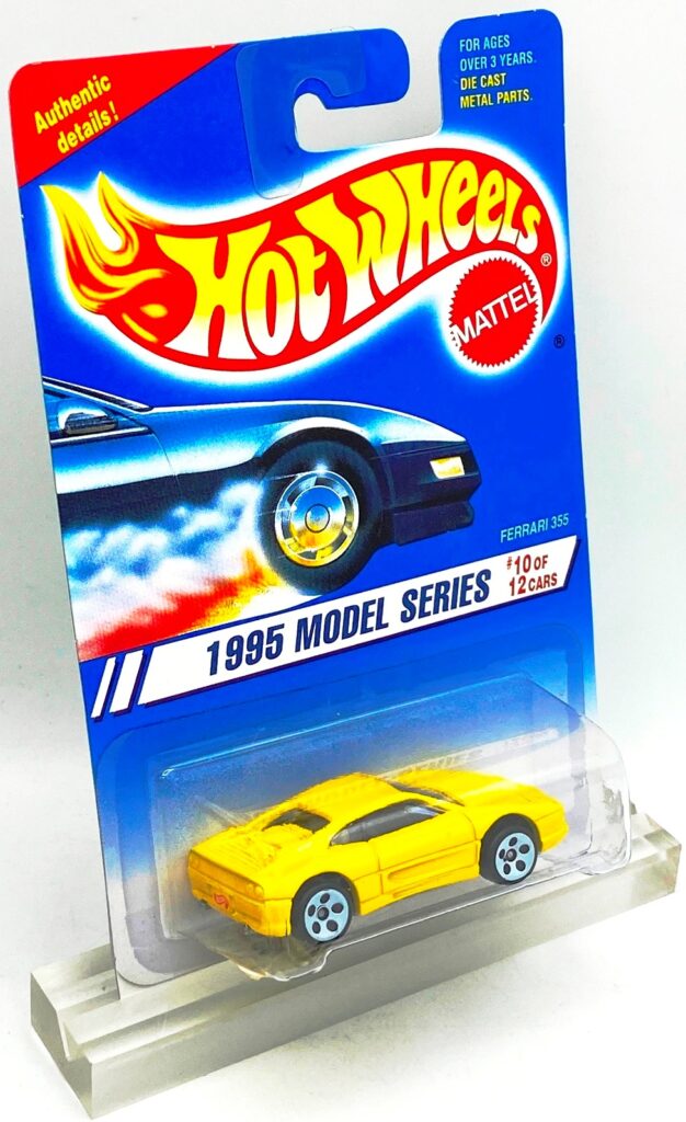 1994 Hot Wheels Collector #350 Ferrari 355 (White 5-Hole Wheels)