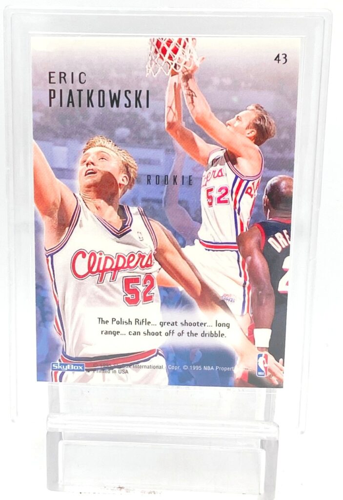 1995 Skybox Emotion STUFFED NBA Eric Piatkowski Card #43