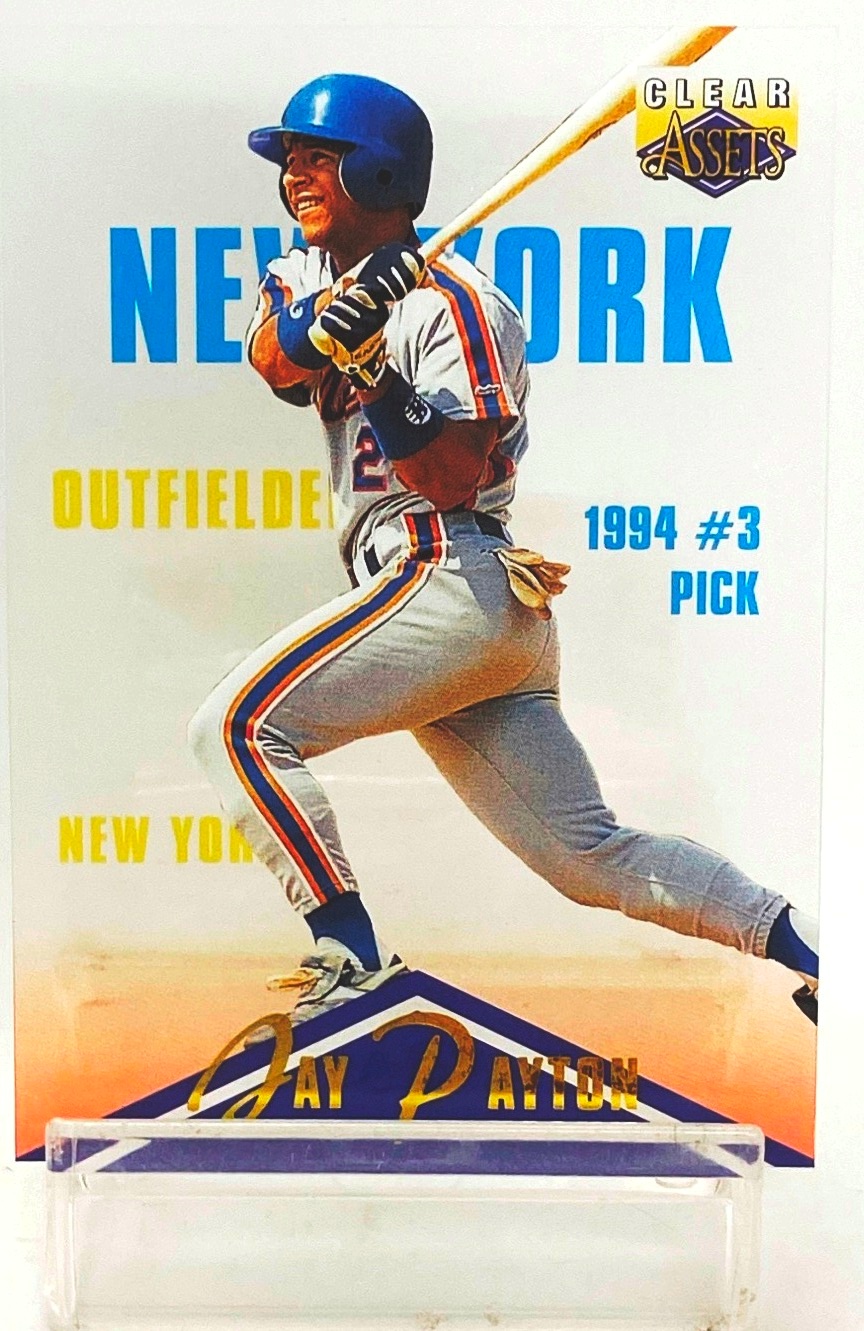 1996 Classic Clear Assets MLB Jay Payton Card #55 New York Mets