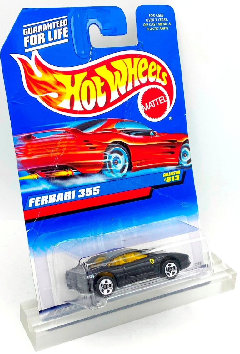 1998 Hot Wheels Collector Card #813 Ferrari 355 "Creased Card"