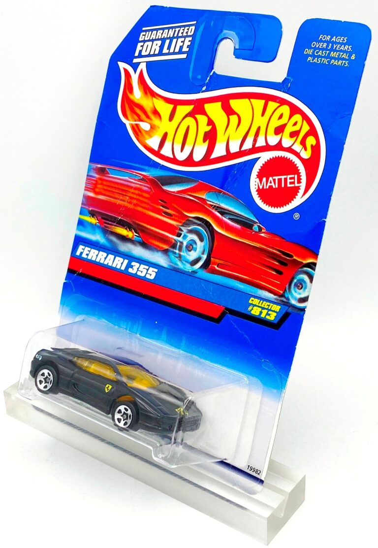 1998 Hot Wheels Collector Card #813 Ferrari 355 "Creased Card"