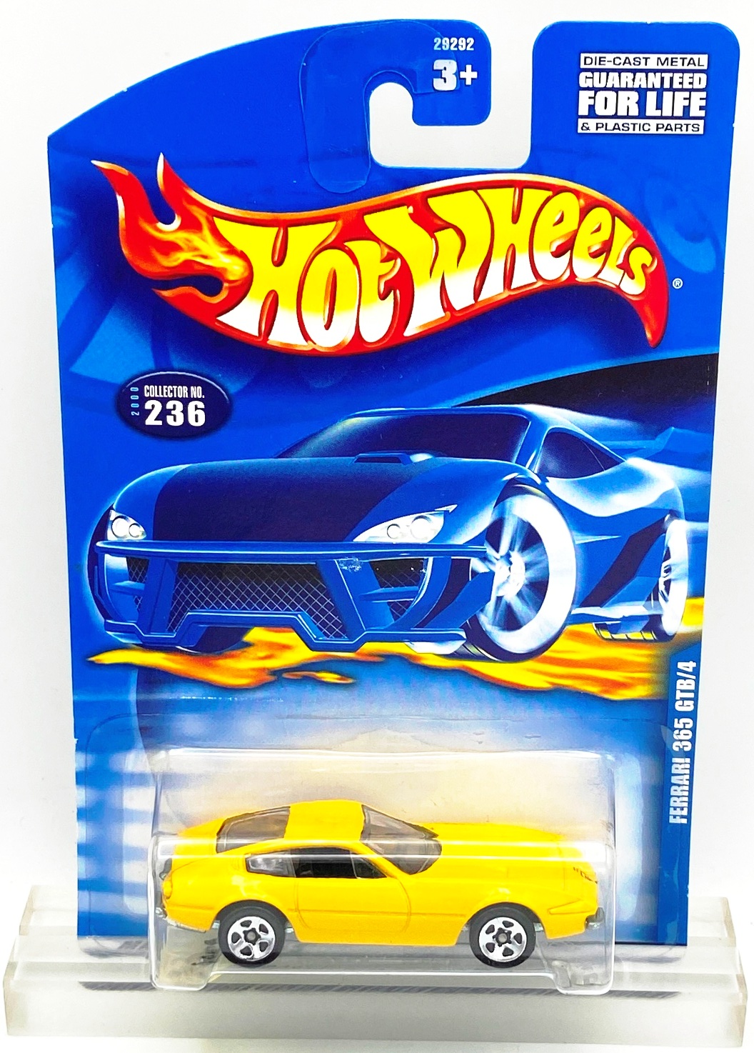 Vintage 2000 Hot Wheels Collector Card #236 Ferrari 365 GTB-4 (2000 ...