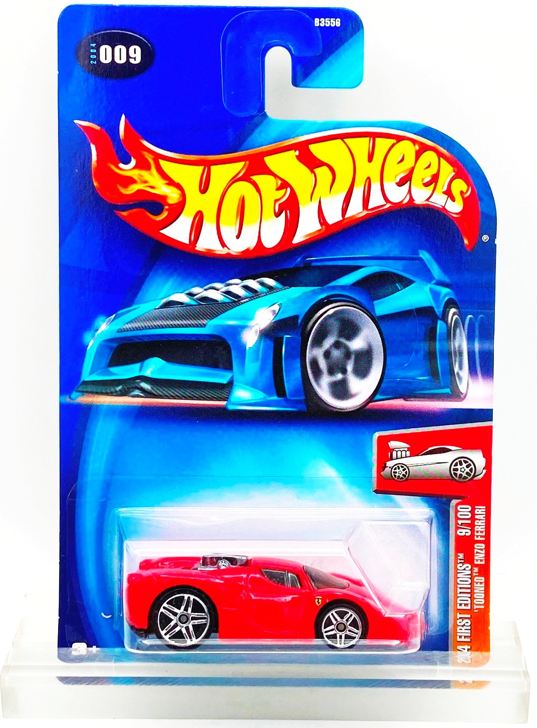 Vintage 2004 Hot Wheels Collector Card #009 Enzo Ferrari (2004 First ...