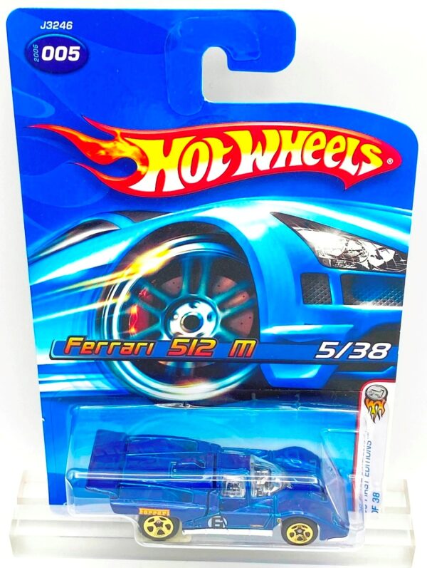 2006 Hot Wheels Collector Card #005 Ferrari 512 M (#5 of 38)