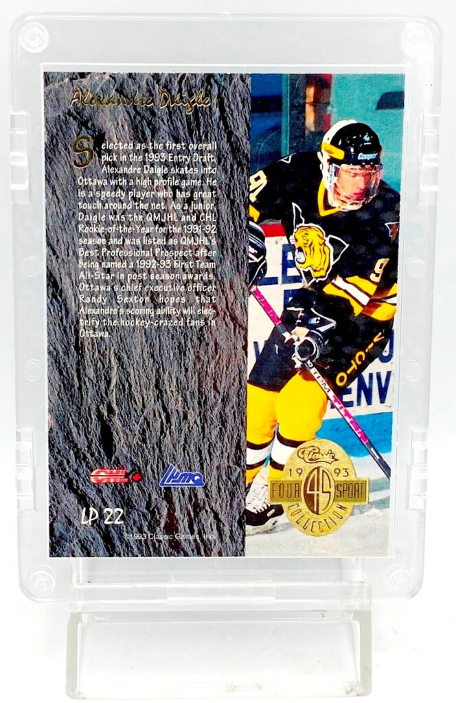 1993 Classic 4 Sport Collection Alexandre Daigle Card #LP22