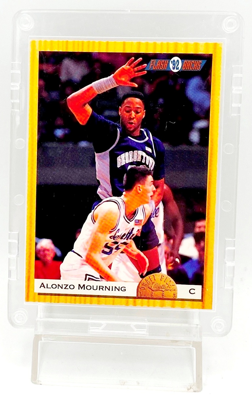Vintage 1992-93 Classic NBA Draft Pick '92 Flash Back Alonzo Mourning ...