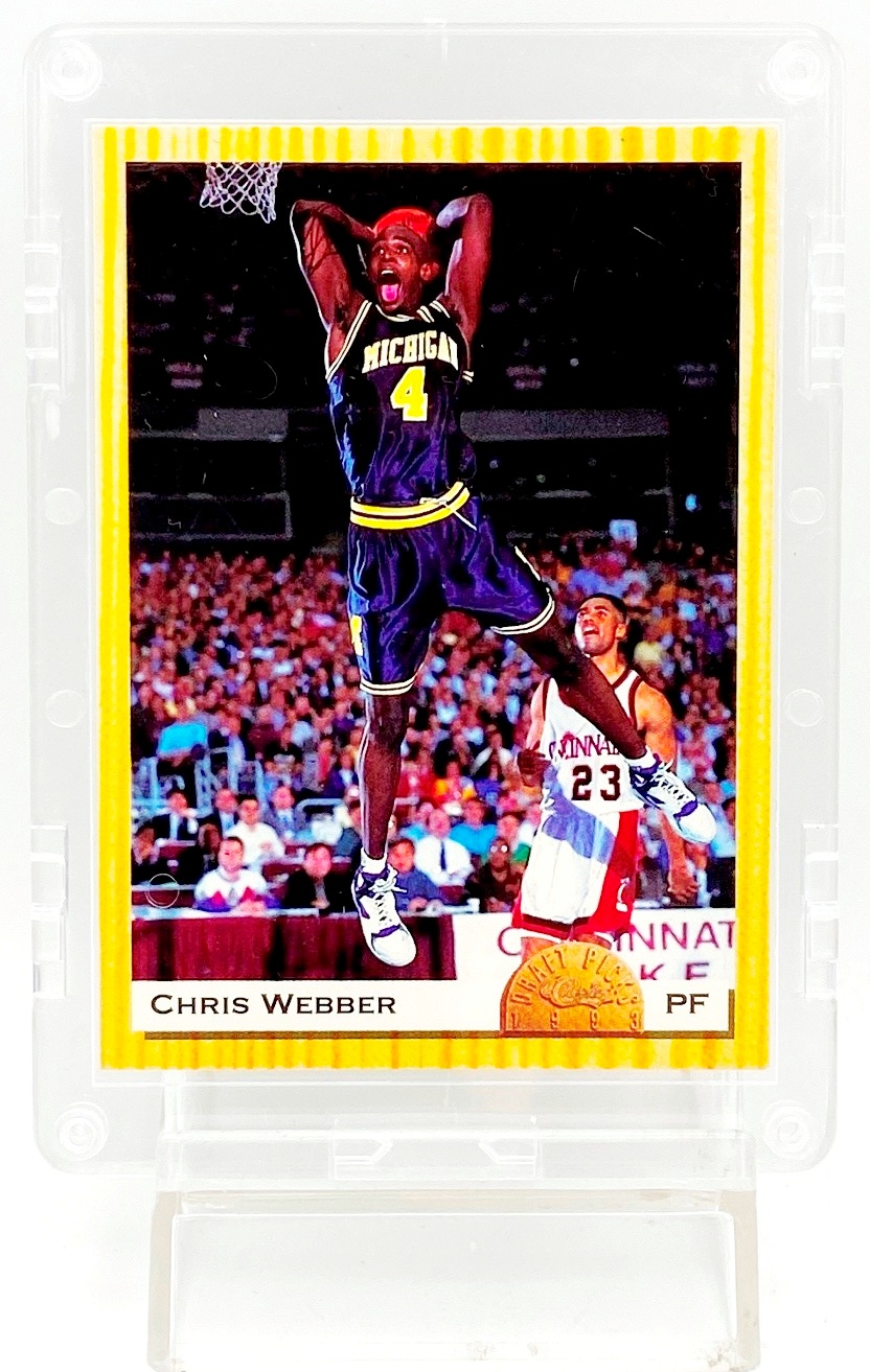 1992-93 Classic NBA Draft Pick Chris Webber Rookie Card #1