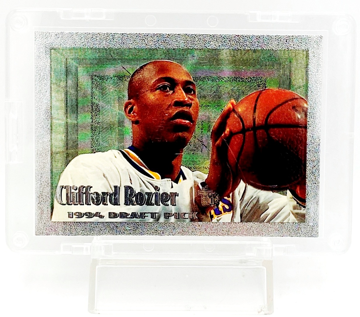1994-95 Topps MB DP Embossed Clifford Rozier Silver RC #116