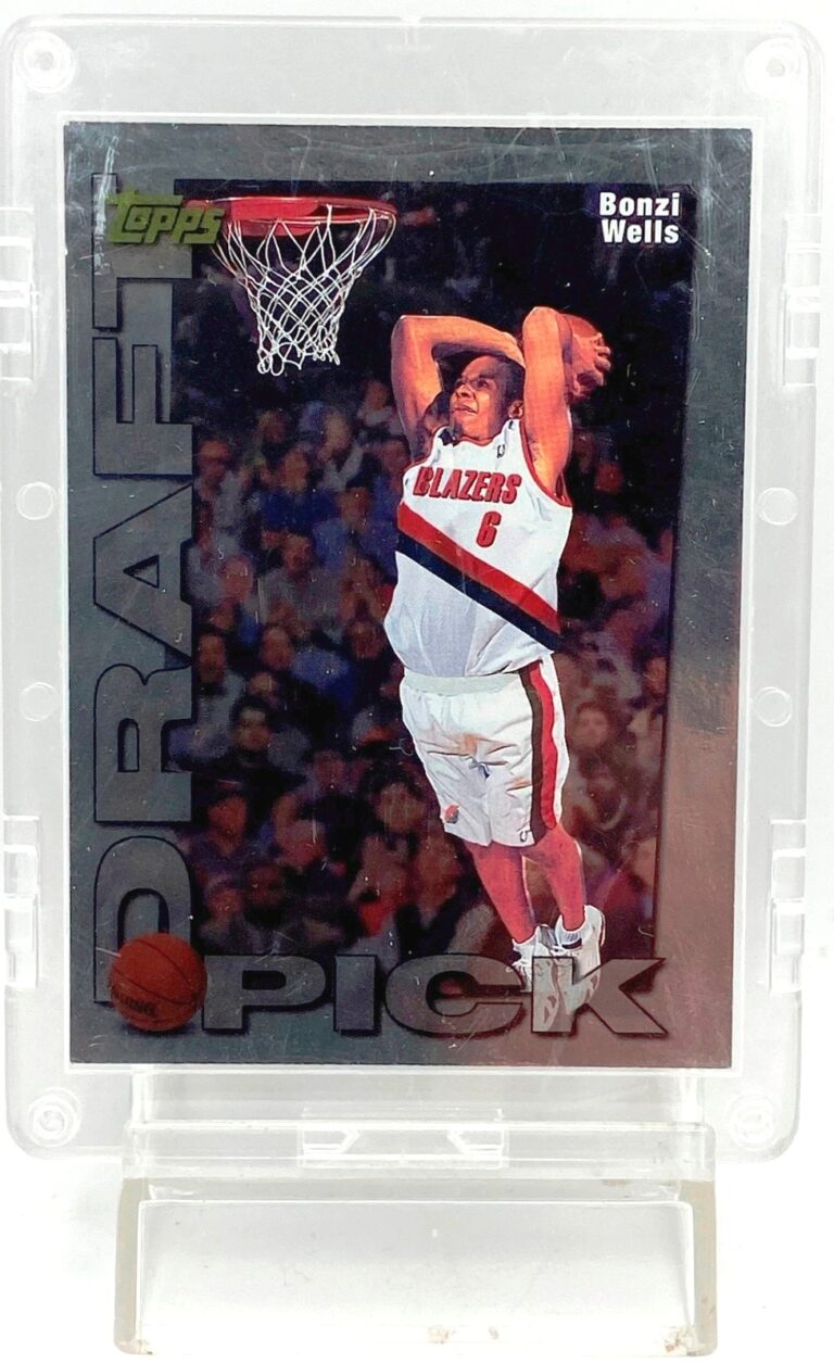 1998 Topps Draft Pick NBA Bonzi Wells RC#11 "Exclusive"