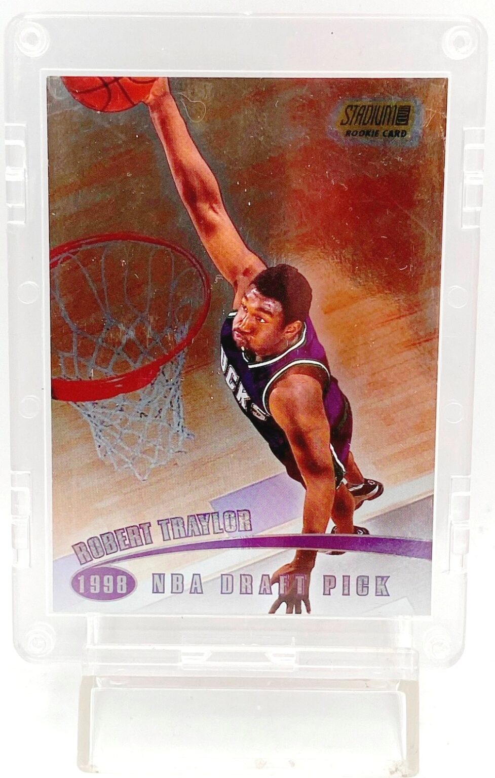 1998 Stadium Club Draft Pick NBA Robert Traylor RC#106 Exclusive