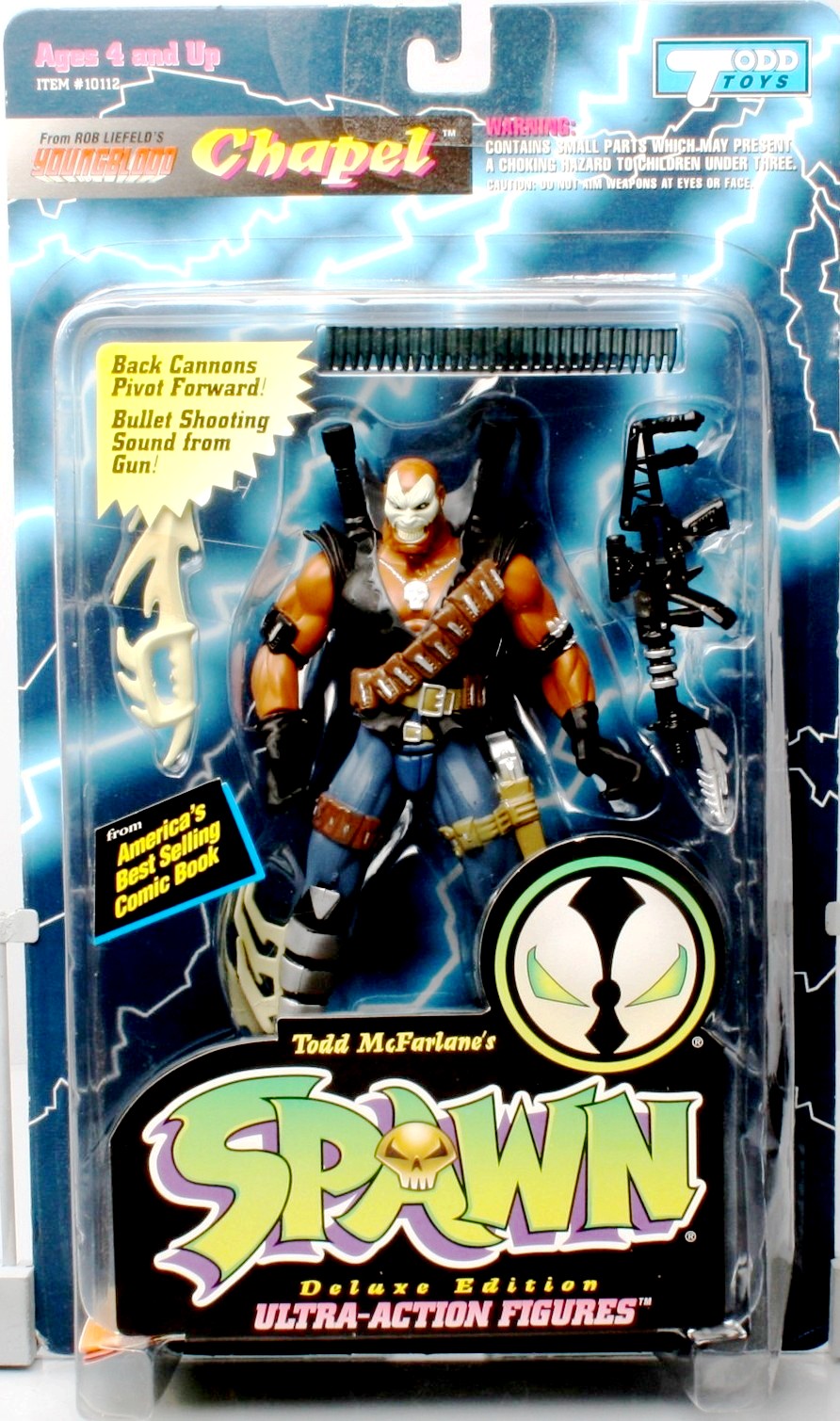 1995 Spawn - Chapel (Blue Pants Black Bullets-Variant) Series-2