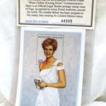 1997 Princess Diana ("White Chiffon Evening Dress") Stamp w/COA